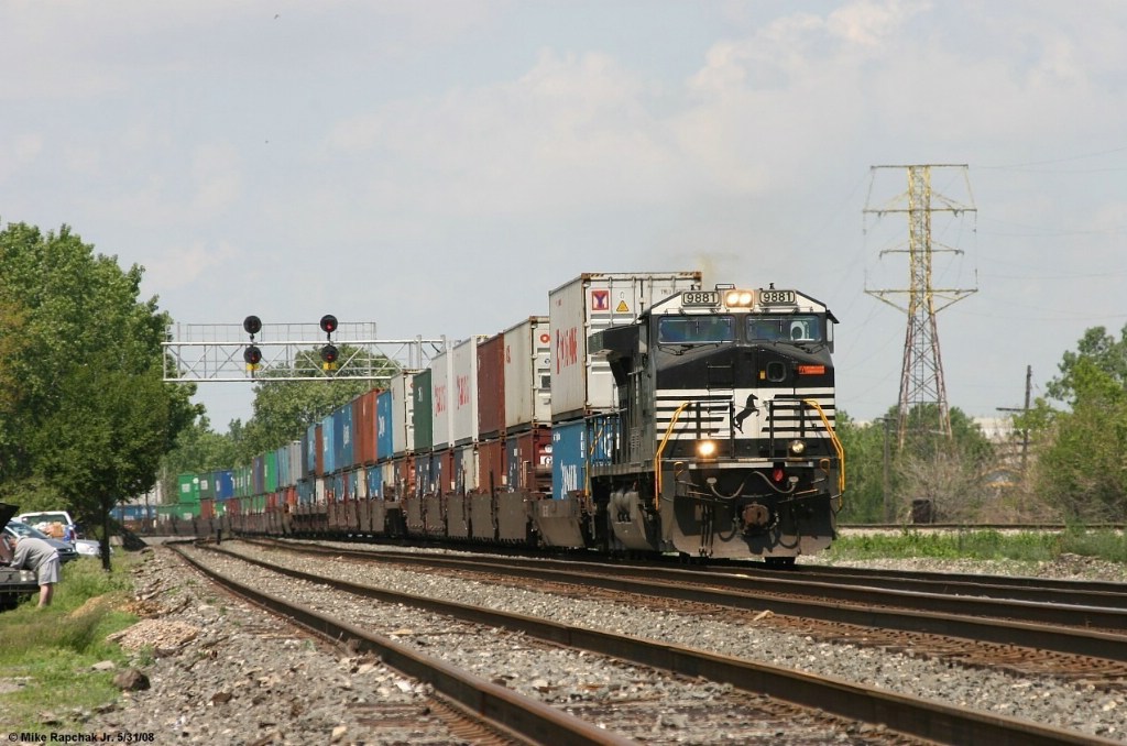 Eastbound NS Double Stack